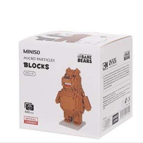 Miniso | Toys | Miniso We Bare Bears Building Blocks Micro Particles ...